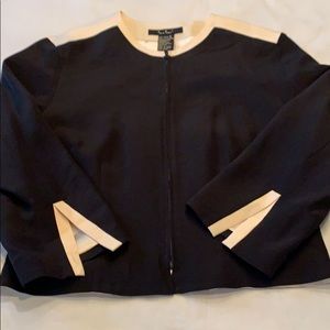 ECI | Dresses | Eci Black Silk Midi Dress Jacket Set Tall | Poshmark